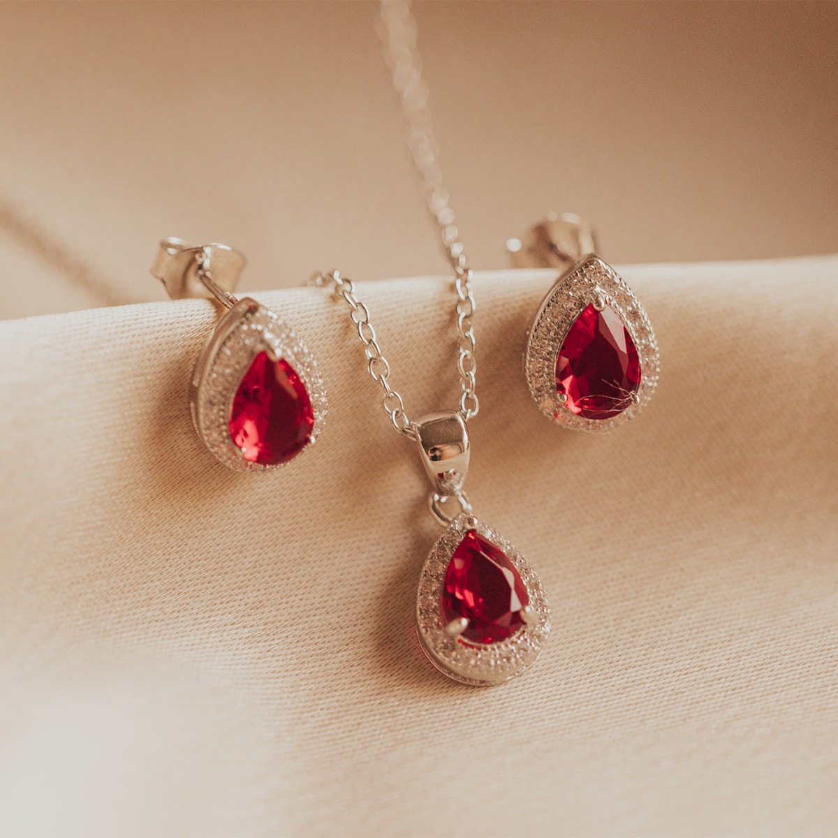 Smykkesett Rosett 925 Sølv | Bjørklund